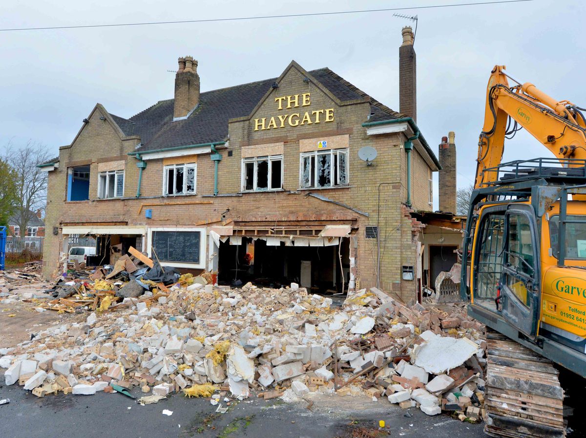 Flats plan for site of historic Telford pub torn down in 2019 approved ...