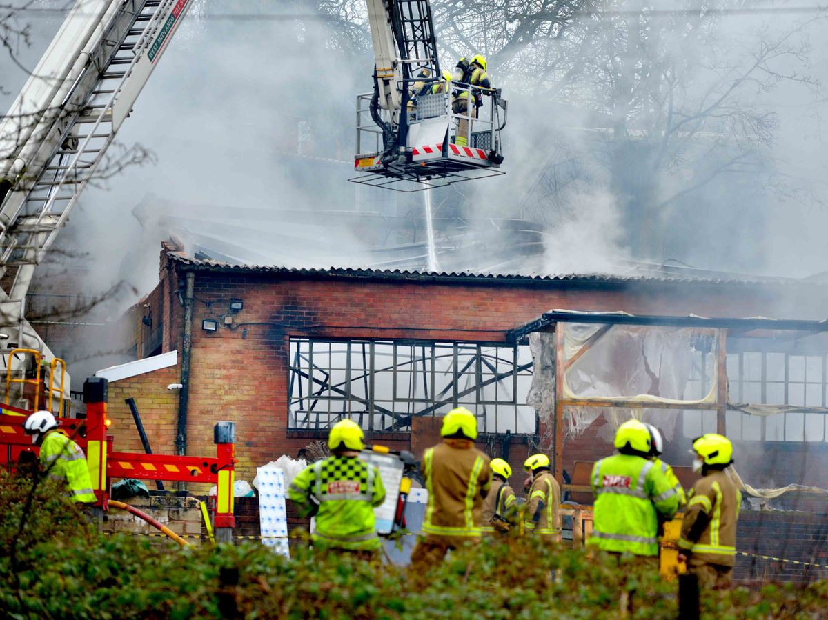 Huge fire which gutted Halesowen plastics firm was accidental | Express ...