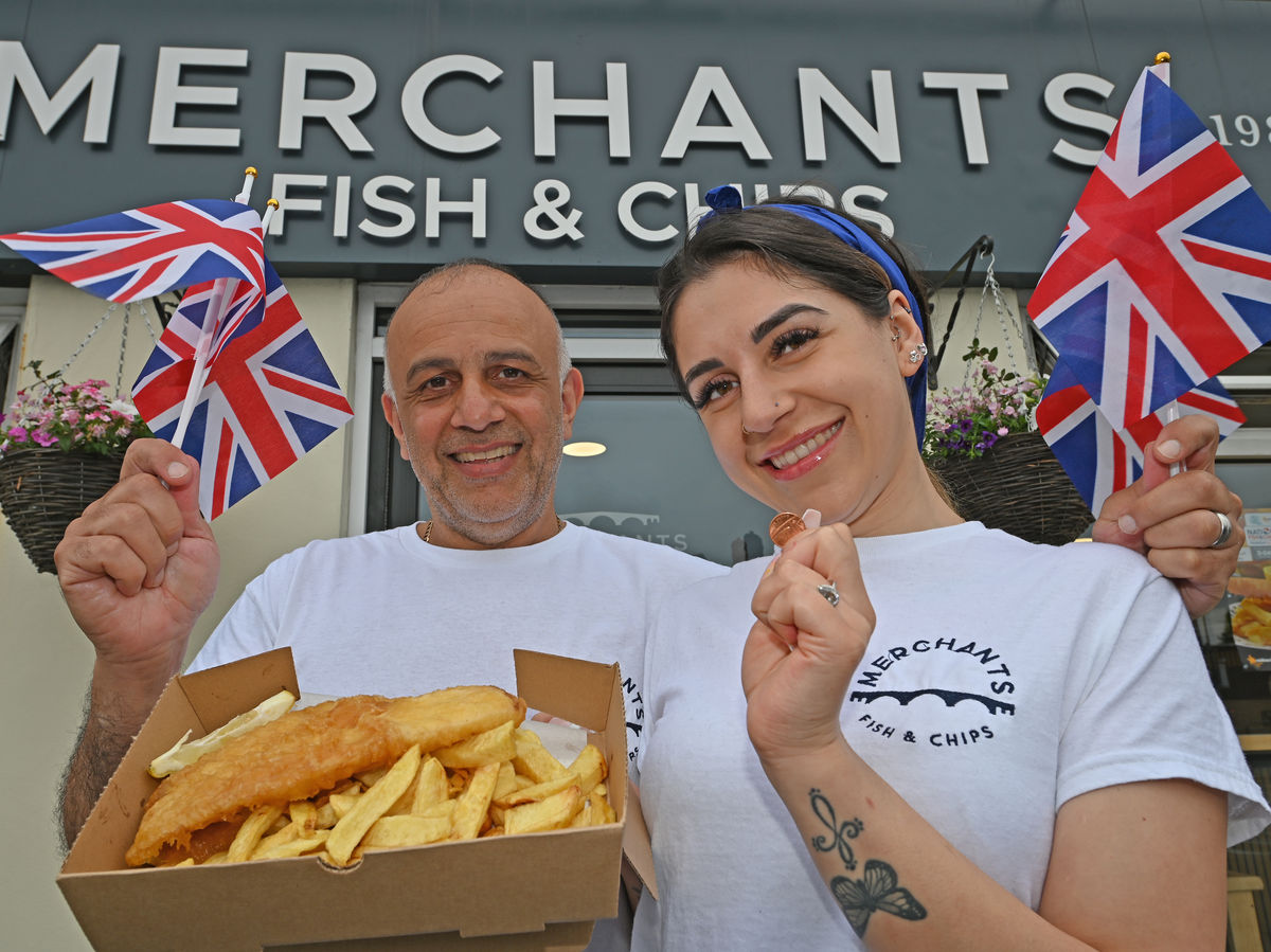 Cheap as chips! Halesowen chippy offering one-penny deal on D-Day cod ...