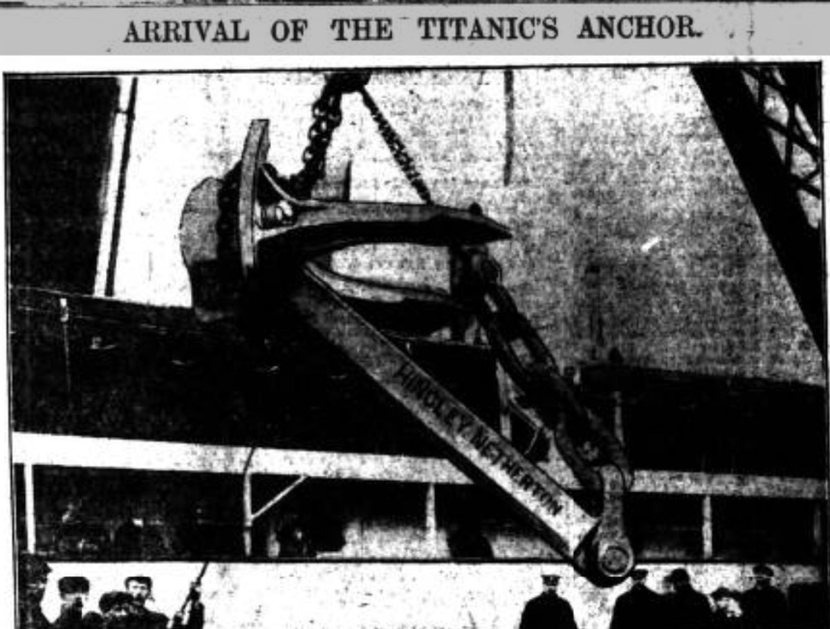 Titanic's anchor: A remarkable part of Black Country history ...