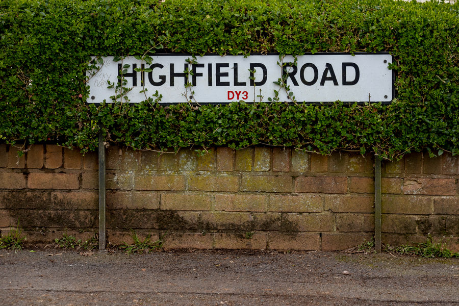 Sedgley street sign has a silent S after name is spelt wrong at end of ...