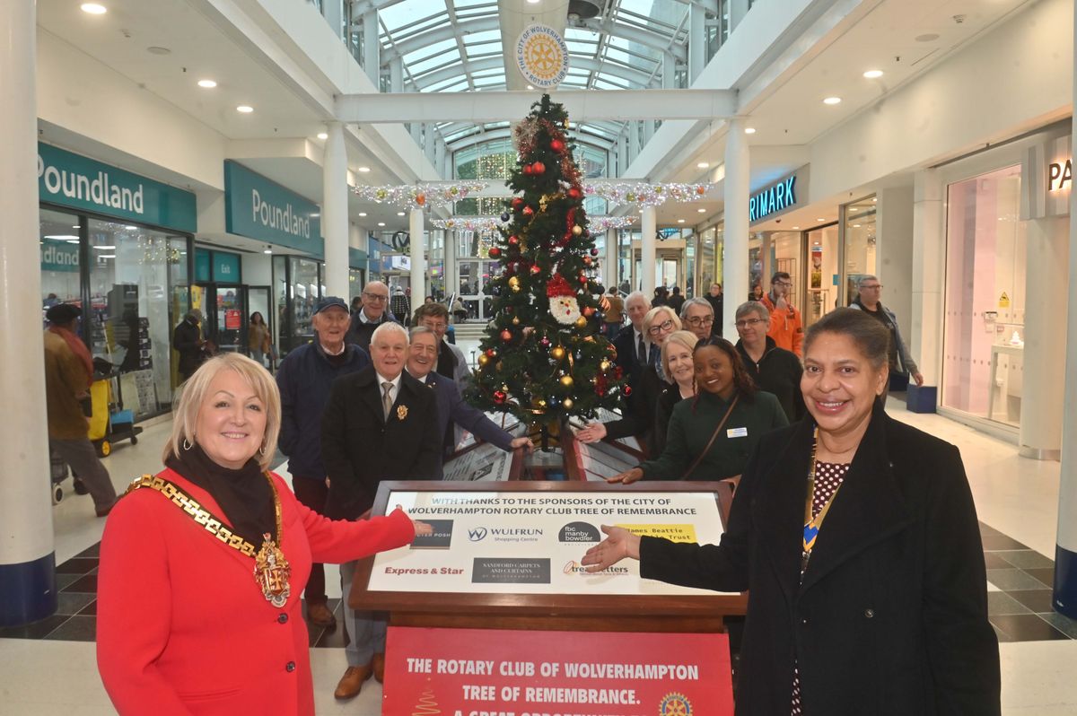 Watch: Wolverhampton Tree of Remembrance is unveiled | Express & Star