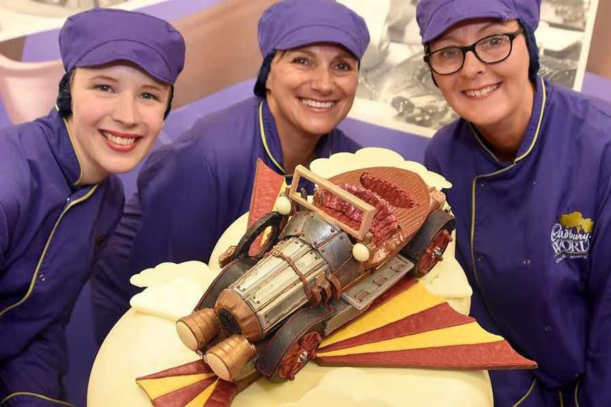 PICTURES: 'Choccy Chitty Bang Bang we love you' - Cadbury World honour ...