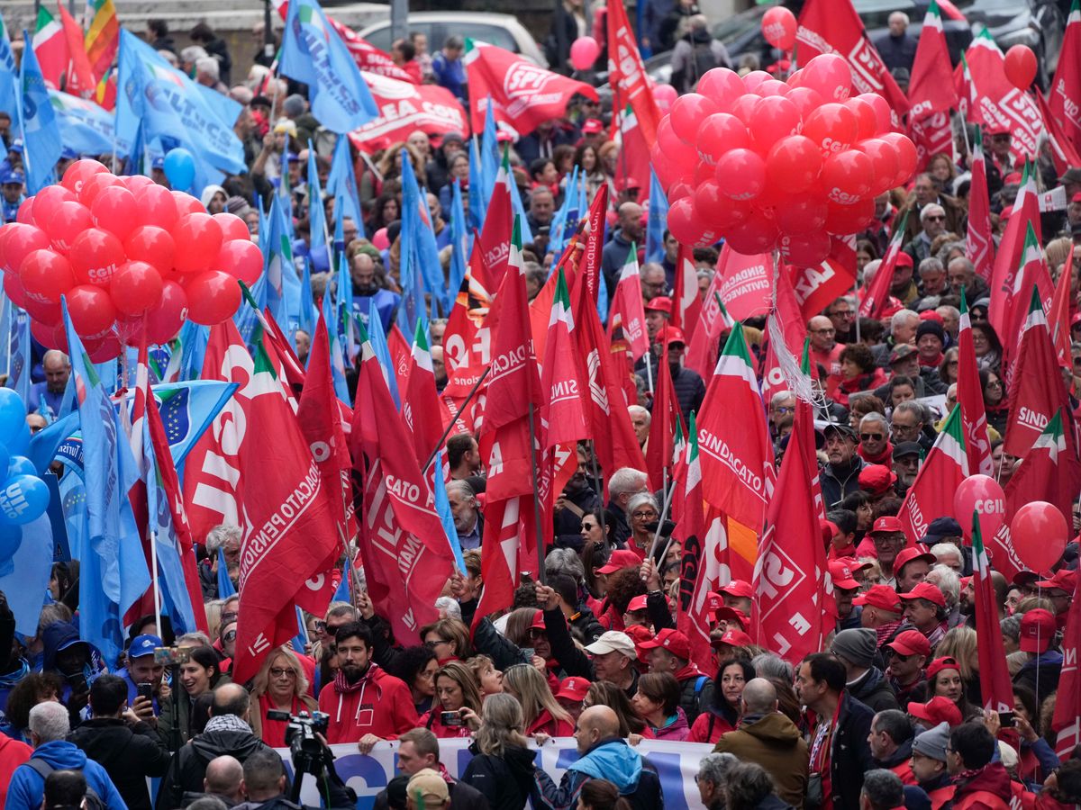 Thousands of workers stage protests across Italy in general strike ...