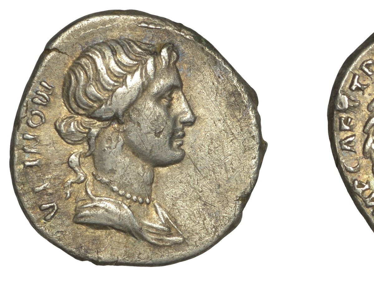 Silver Roman coin found by detectorist expected to fetch up to £6,000 ...
