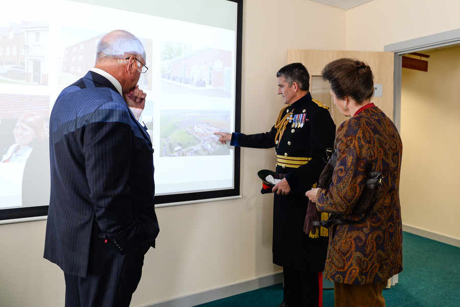 IN PICTURES: Princess Anne opens Army HQ in Stafford | Express & Star