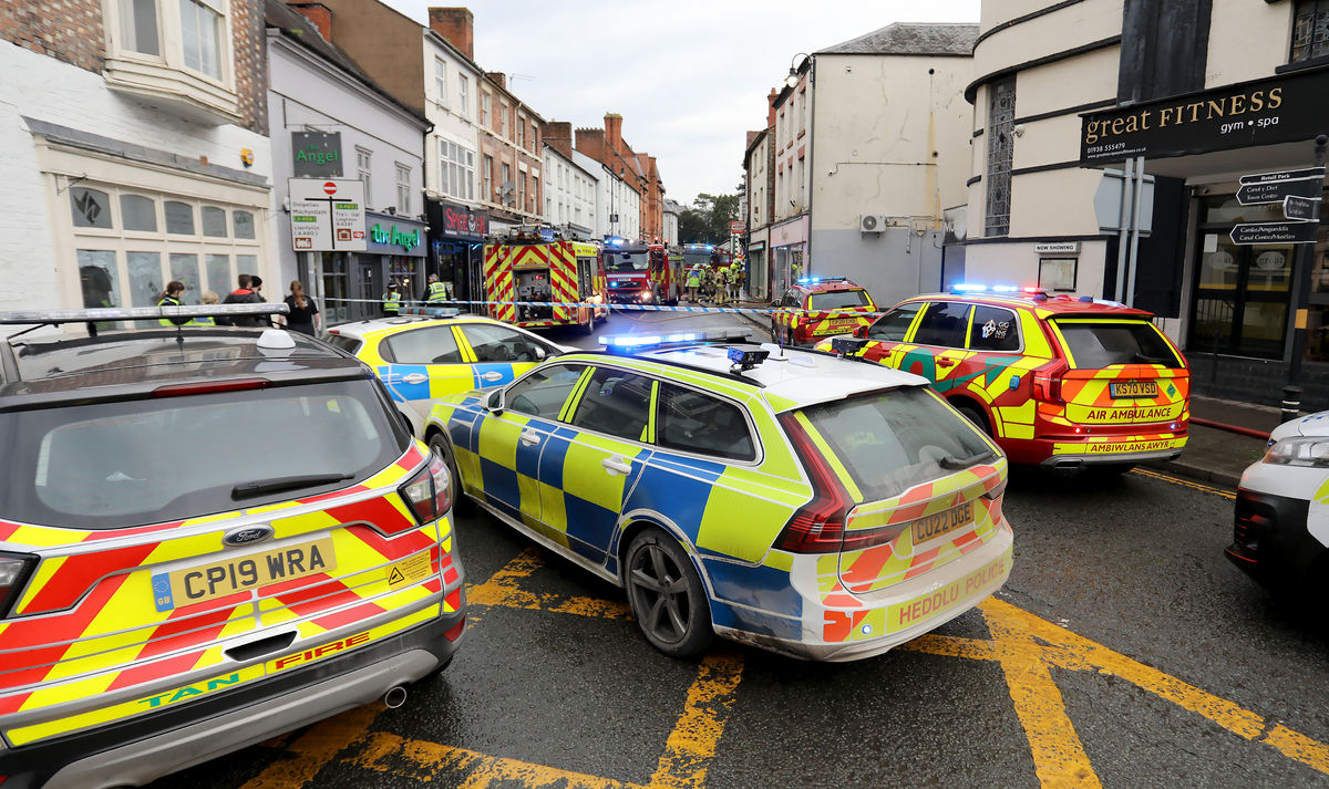 Road reopens after emergency services respond to incident in Welshpool ...