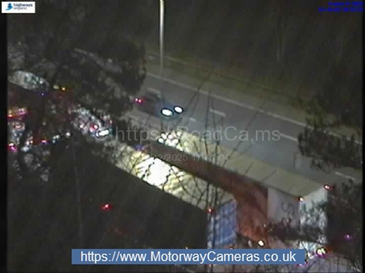 Motorists delayed after multi-vehicle M5 collision on motorway near ...