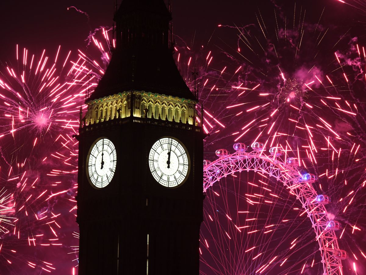 London defies weather with spectacular fireworks display to ring in ...