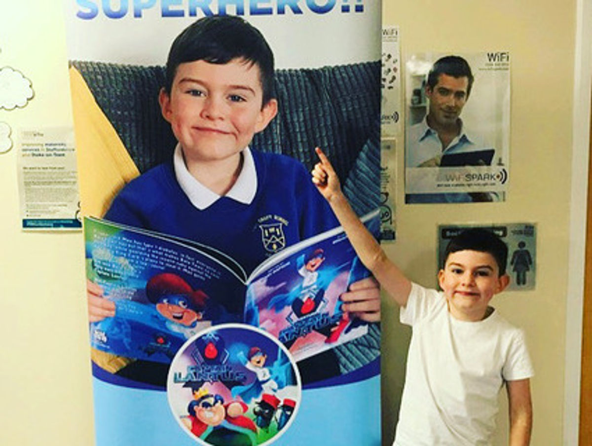 Boy creates diabetic superhero to inspire youngsters with the condition ...