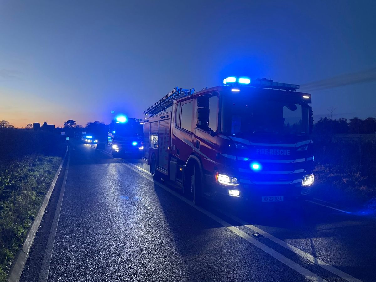 Man airlifted to hospital in 'critical condition' after A41 crash ...