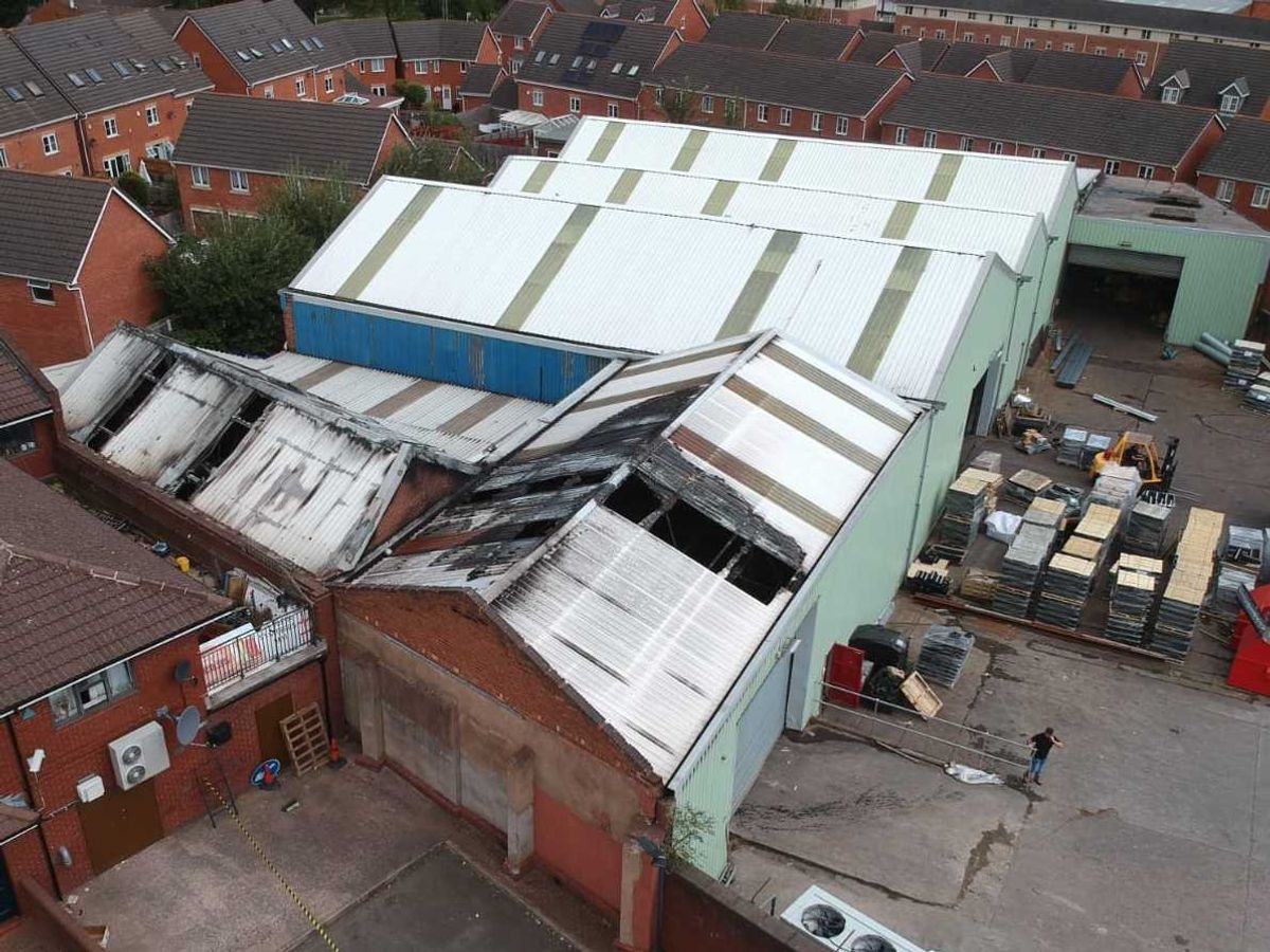 40 firefighters tackle Wednesbury factory fire | Express & Star