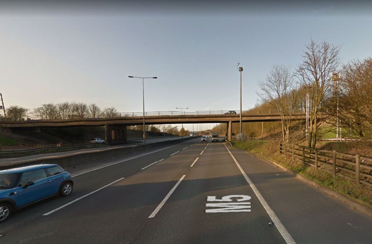 Police catch man after he jumps from bridge over M5 | Express & Star