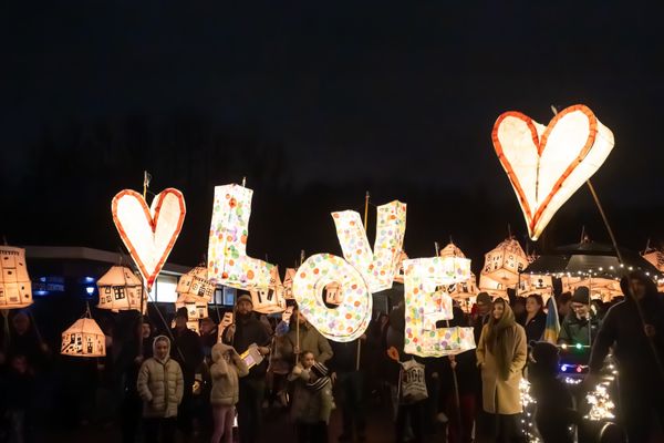 Residents celebrate inaugural Telford Day with raising of borough's new ...