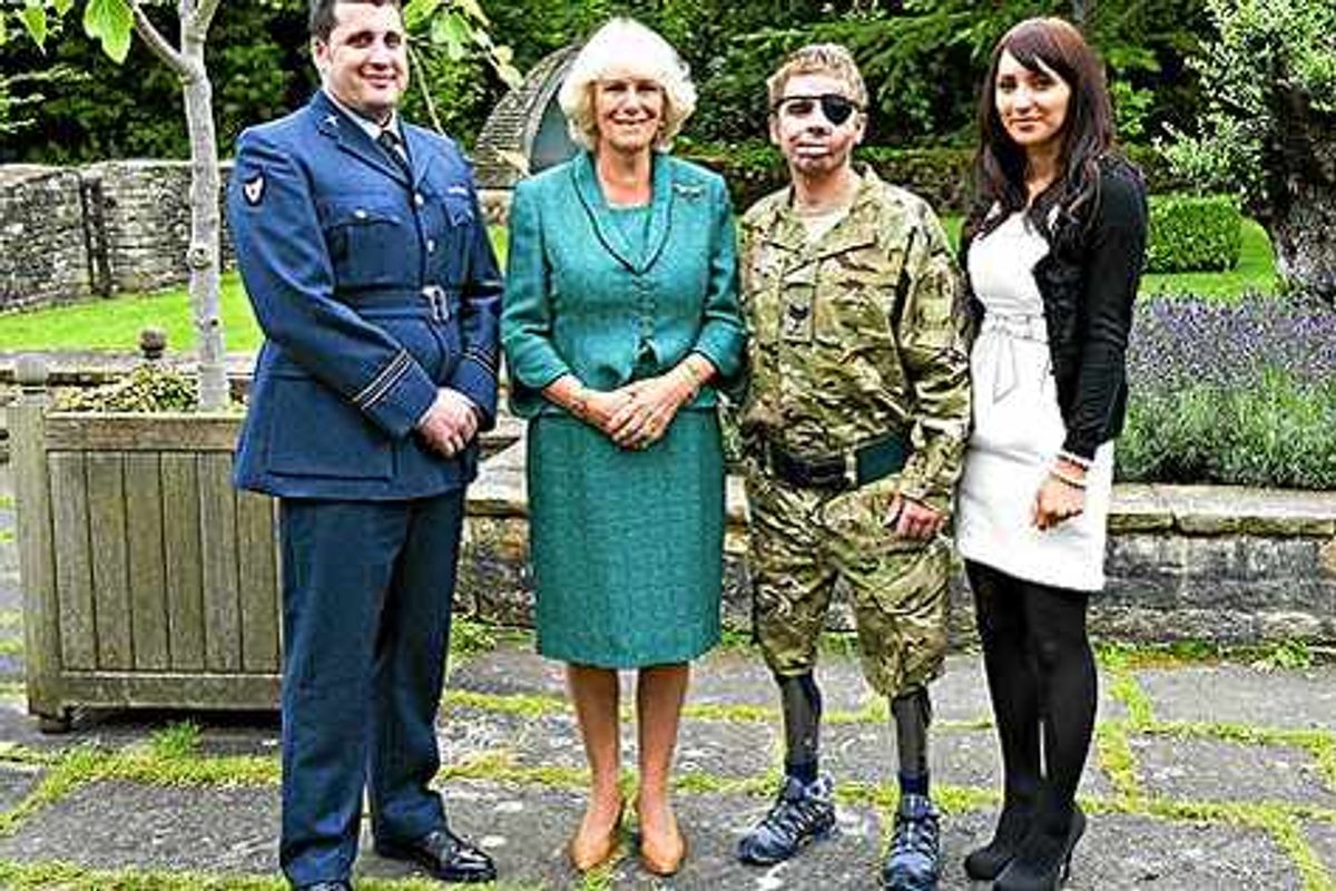 War hero Ricky Furgusson's royal reception | Shropshire Star