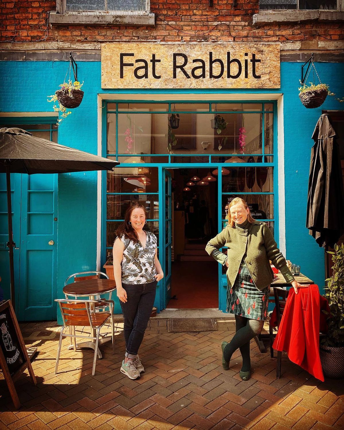 Historian, Ruth calls in to sample The Fat Rabbit's pancakes ...