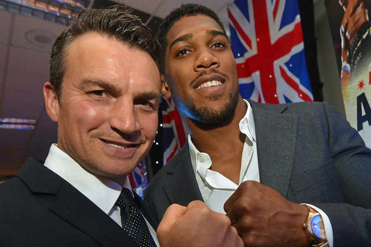 Knockout night out! Richie Woodhall meets Anthony Joshua | Shropshire Star