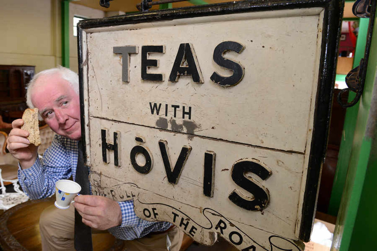 Vintage Hovis sign is the breadwinner at Shropshire auction ...