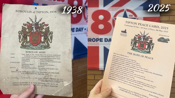 4,000 'peace cards' delivered to Tipton children to mark VE Day ...