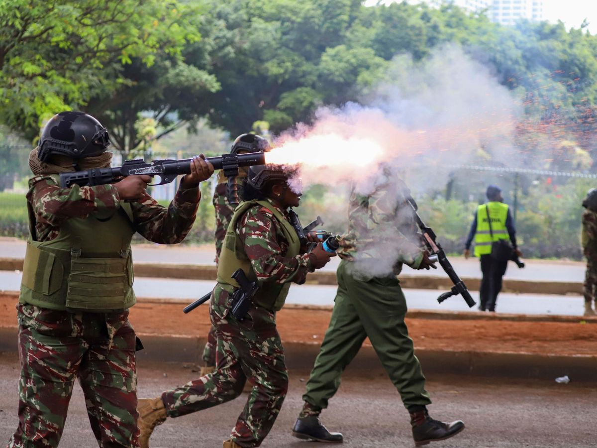Kenya police fire live bullets as protesters rally against proposed new ...