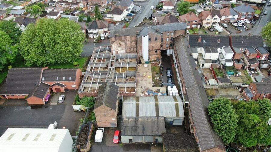 Historic Wolverhampton factory now being converted into apartments put ...