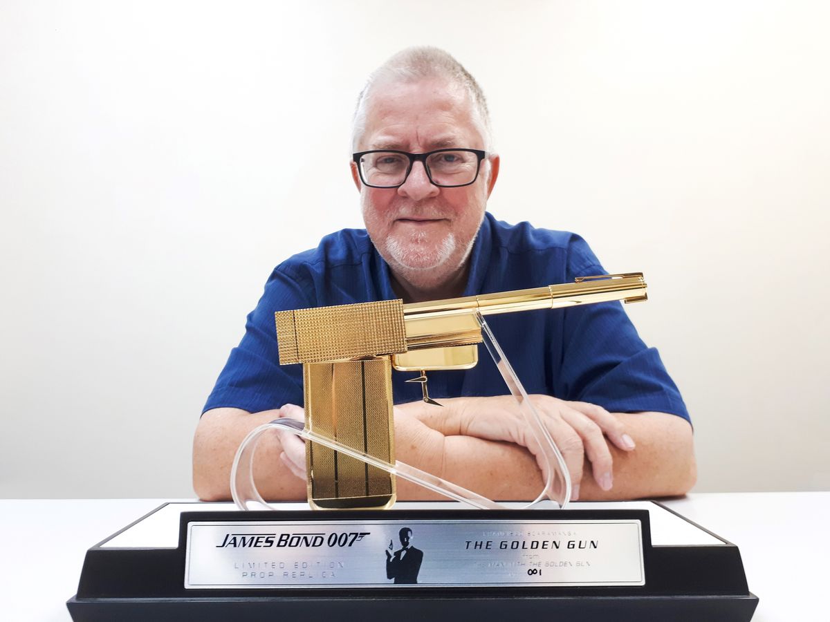 Rare replica of James Bond villain Francisco Scaramanga’s iconic golden ...