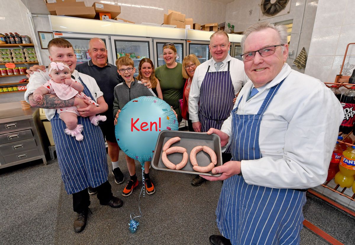 We'll meat again - Double family celebration for butcher Ken as he ...