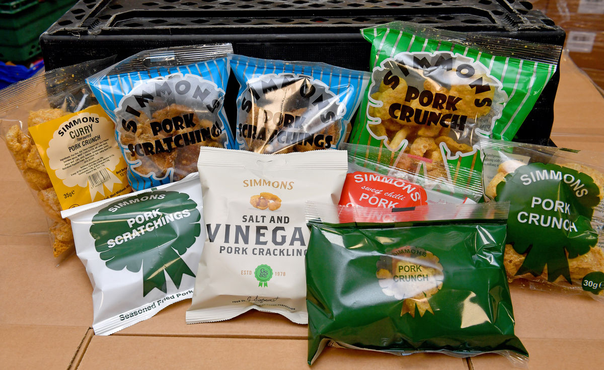 We took a look inside a family-run pork scratchings factory in Walsall ...