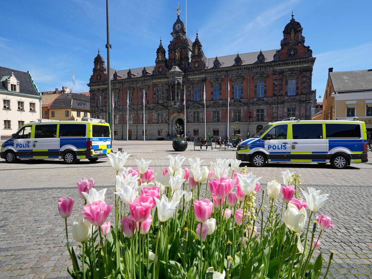 Police arrive at Malmo’s main square before Eurovision protests ...