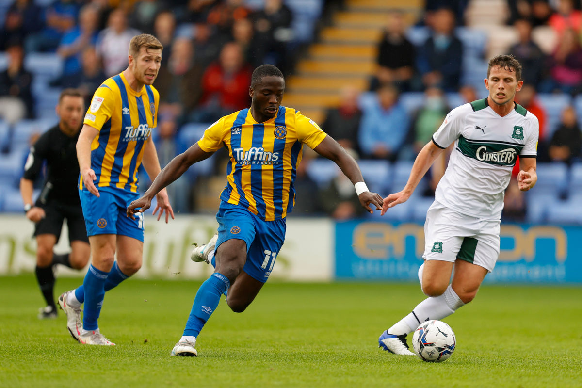 Daniel Udoh proving a big hit with fans and Shrewsbury team-mates ...