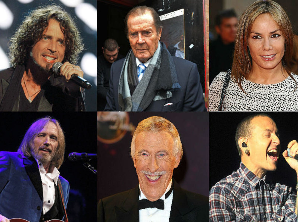 Sir Roger Moore, Chuck Berry, Chester Bennington, Tom Petty and more ...