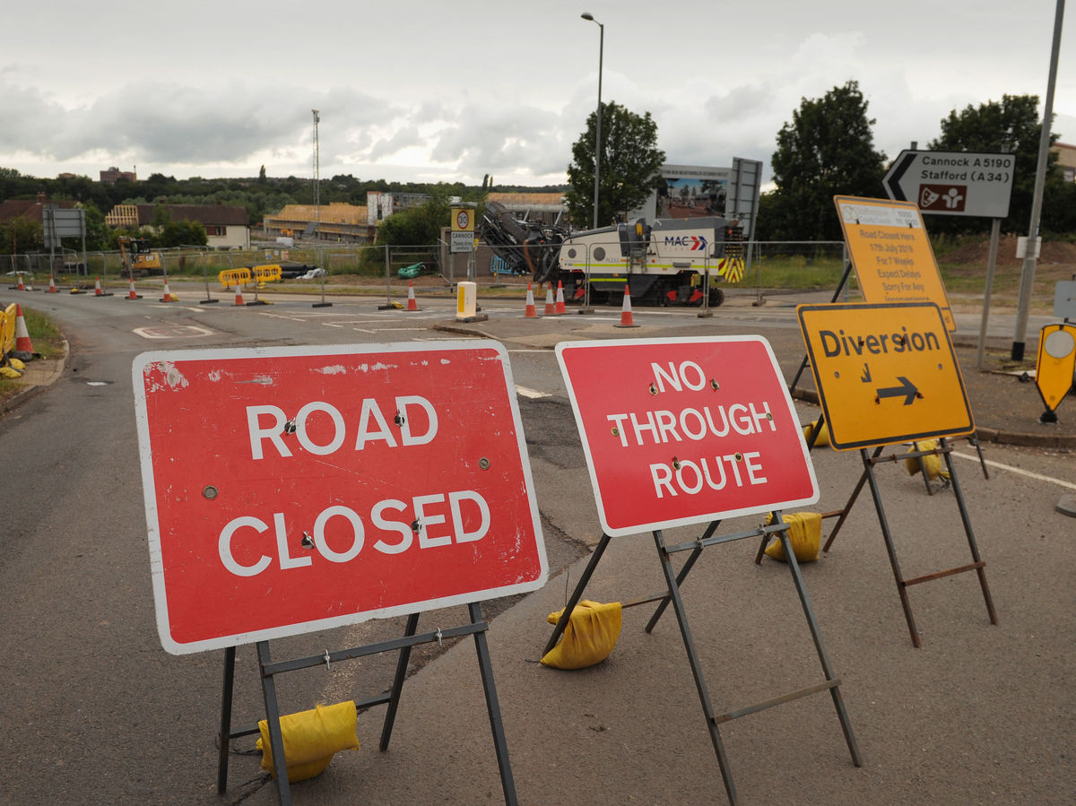 End in sight for latest roadworks near Cannock designer outlet ...