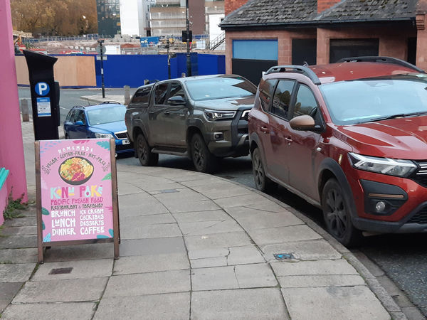 I visited Shrewsbury on the day new higher parking fees came into force ...