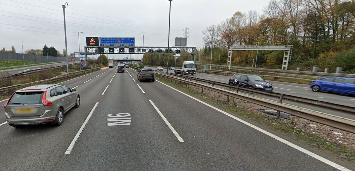 Severe disruption on M6 near Walsall after collision leaves two lanes closed | Express & Star