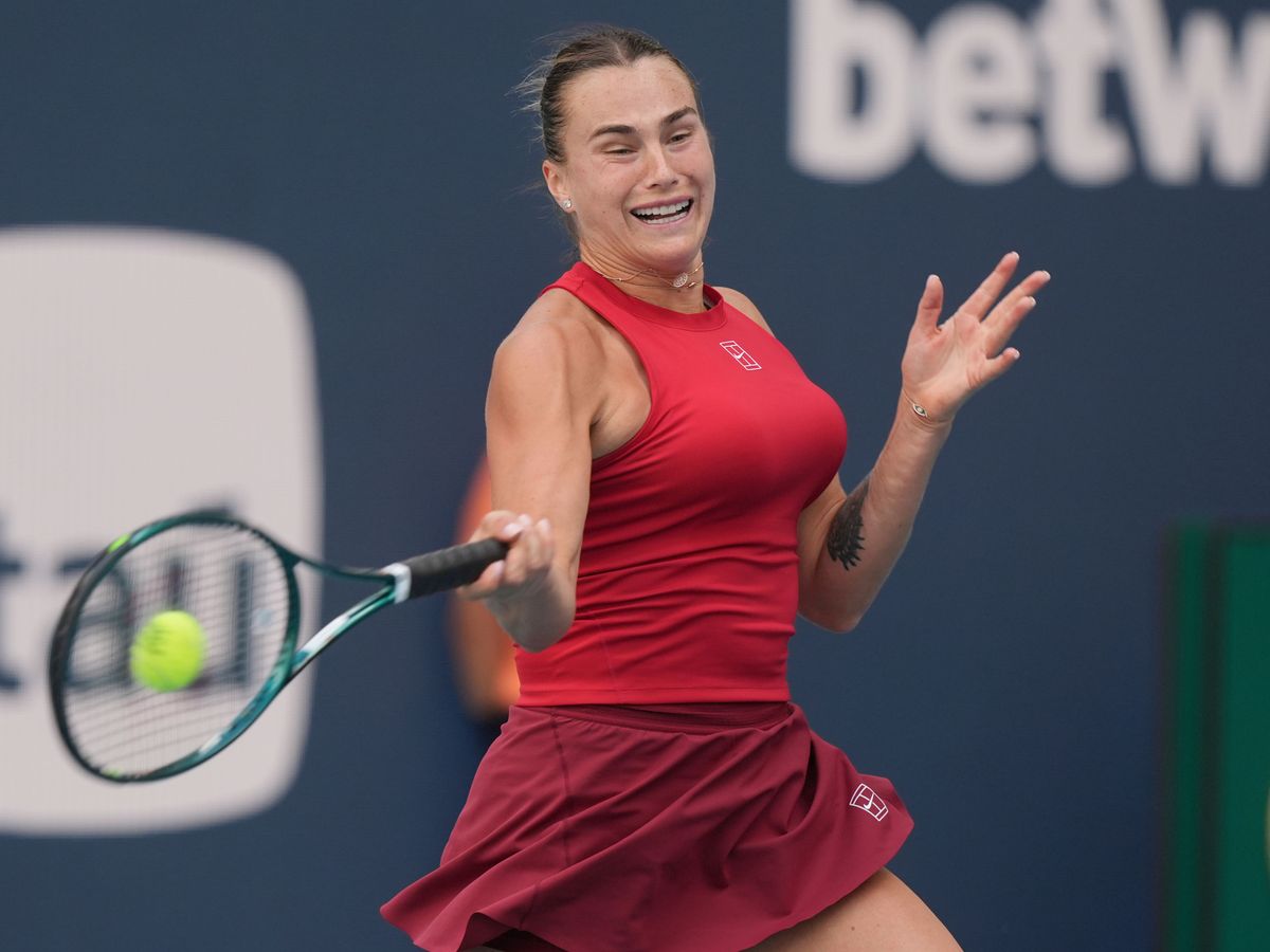 World number one Aryna Sabalenka beats Jessica Pegula to win Miami Open ...