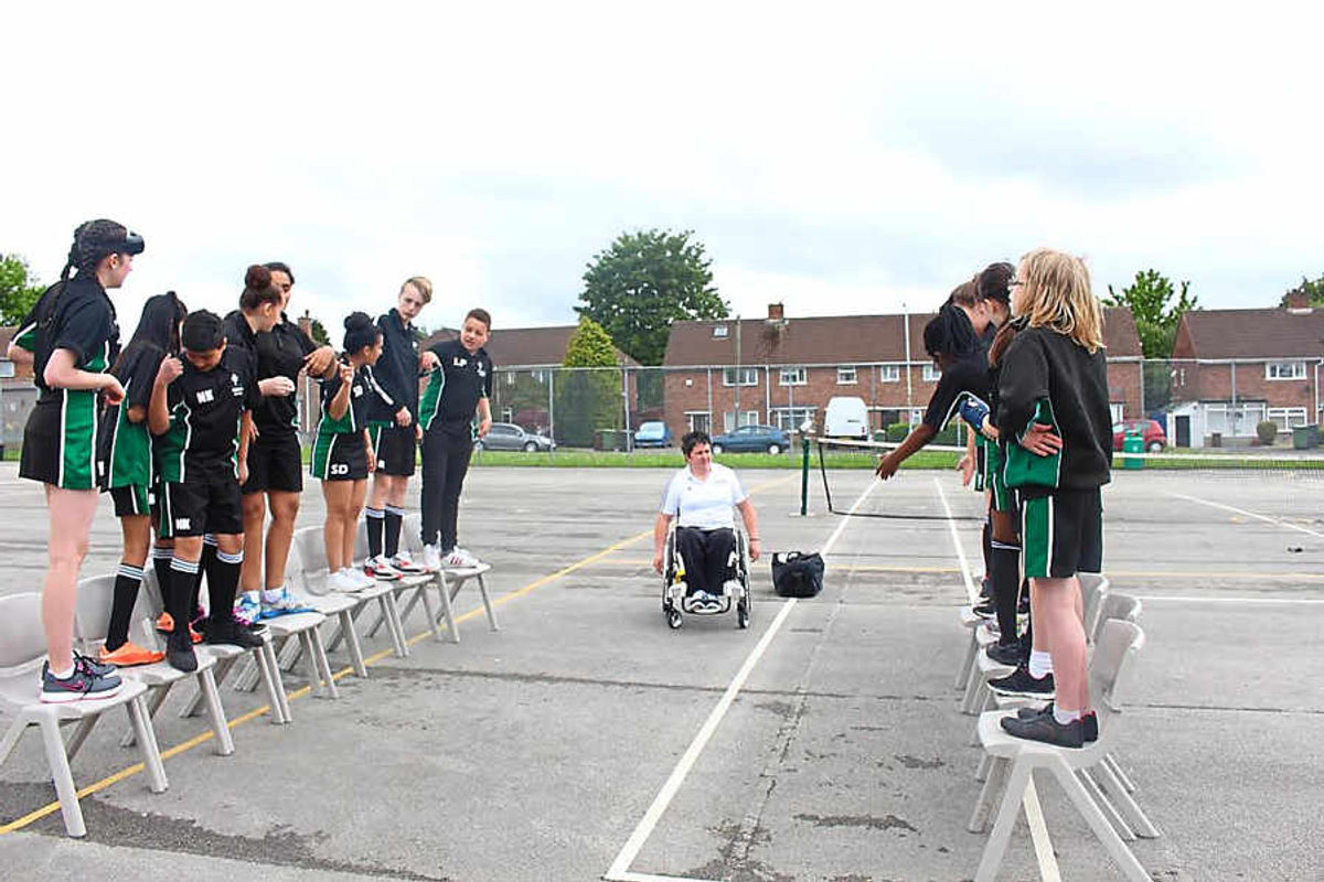 Mel hits the target with school pupils | Express & Star