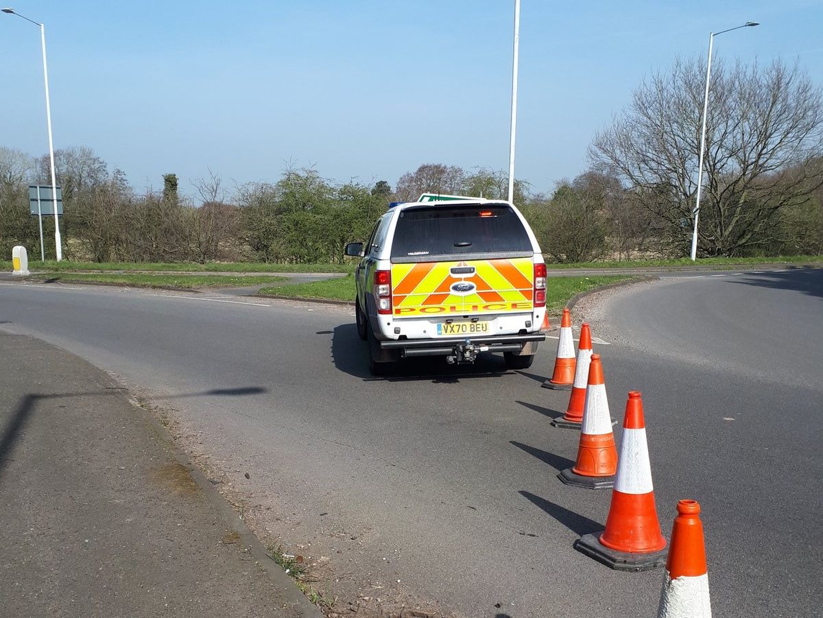 Landlines hit after telegraph pole felled in A41 crash involving car ...