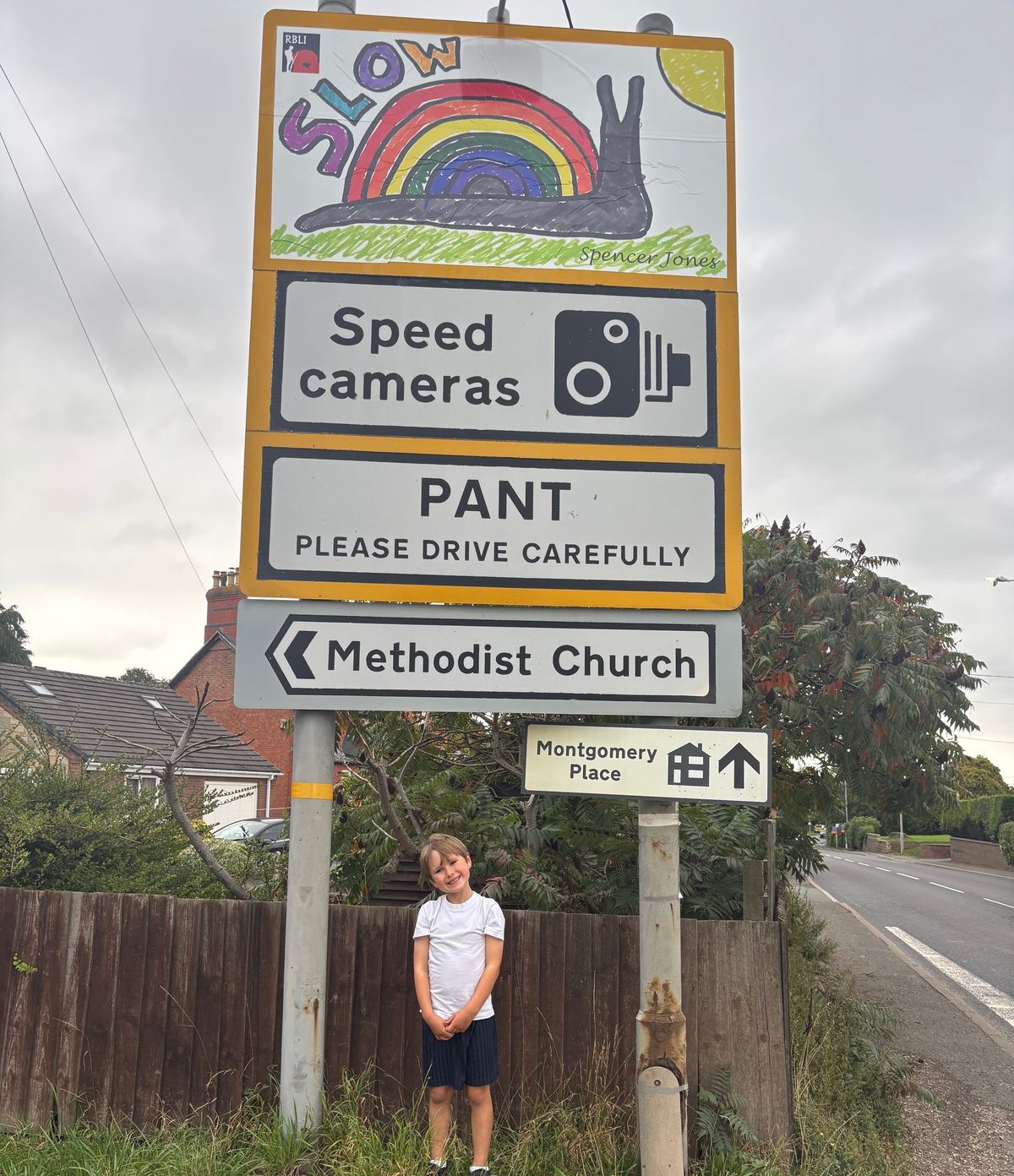 Shropshire school pupil's eye-catching artwork makes safety signs for ...
