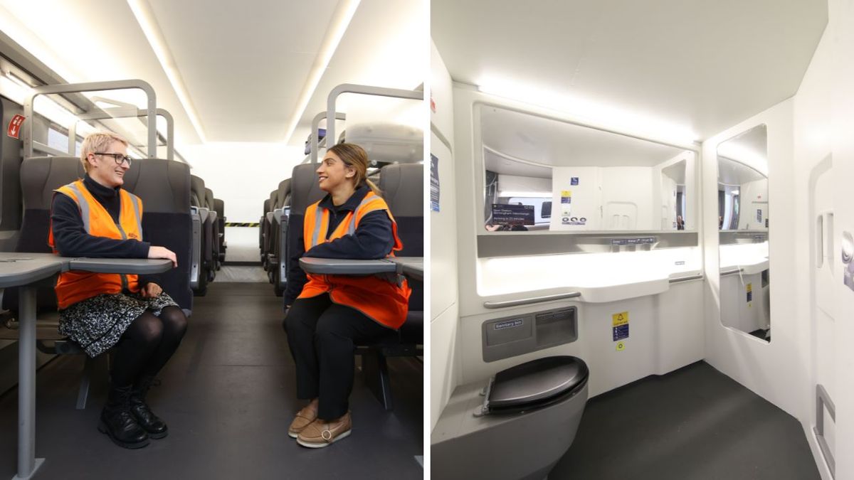 West Midlands HS2: Video shows HS2 life-size model carriage with more ...