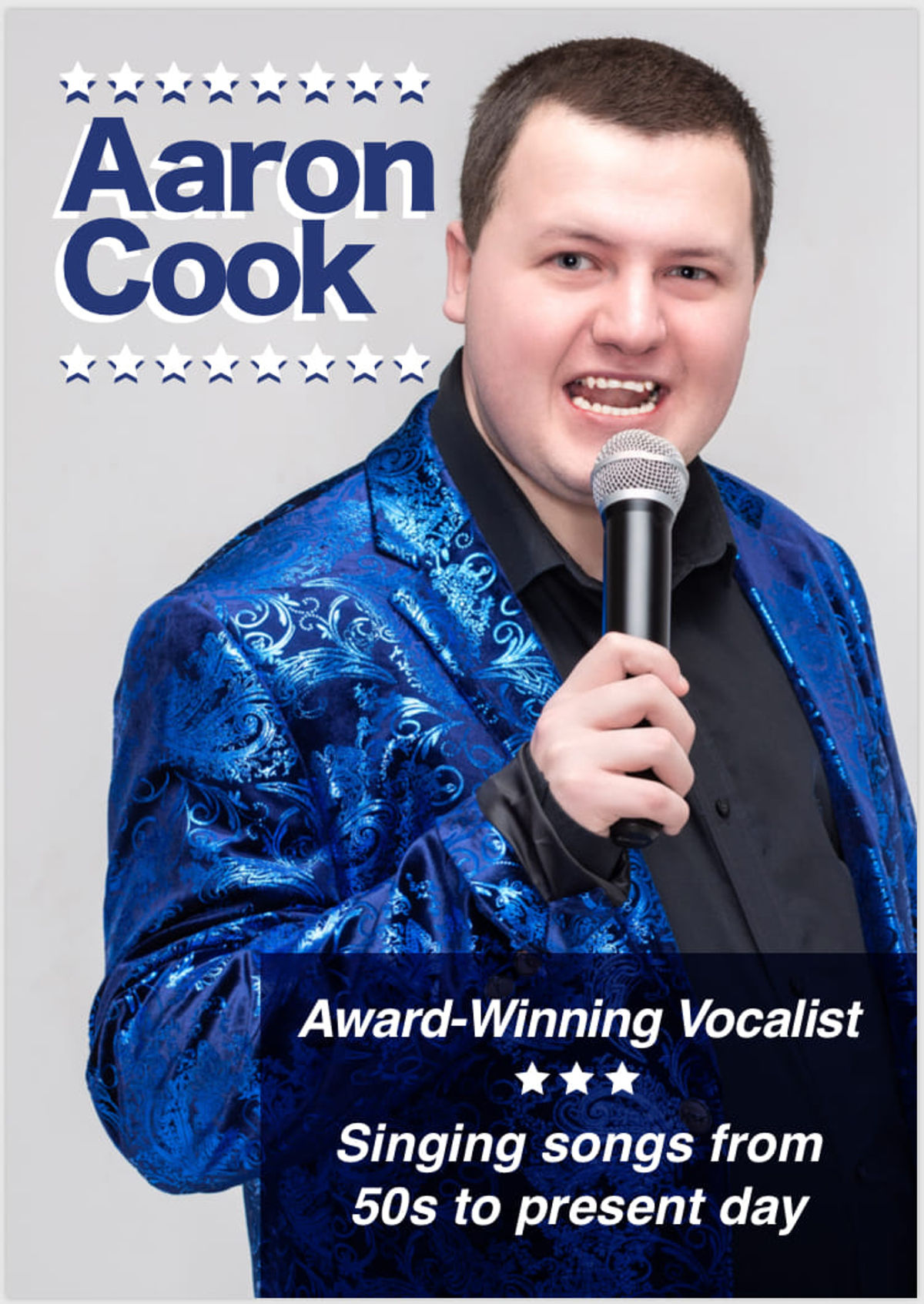 Aaron Cook providing an evening of live popular music at a Llandrindod ...