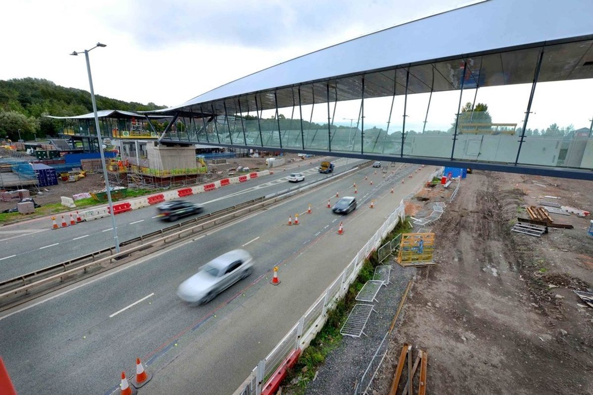 Telford railway station footbridge ' work in progress' as lifts break ...