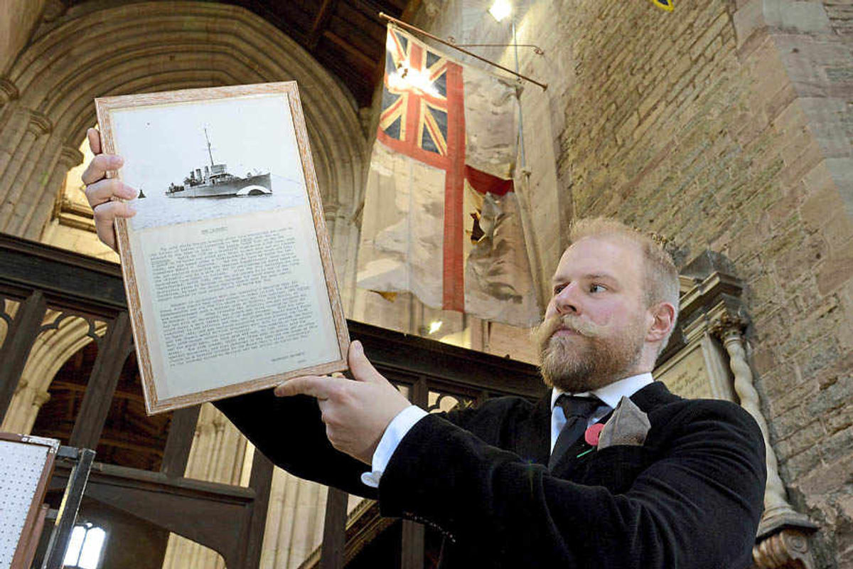 HMS Ludlow: Church flags up call to save Navy ensign | Shropshire Star
