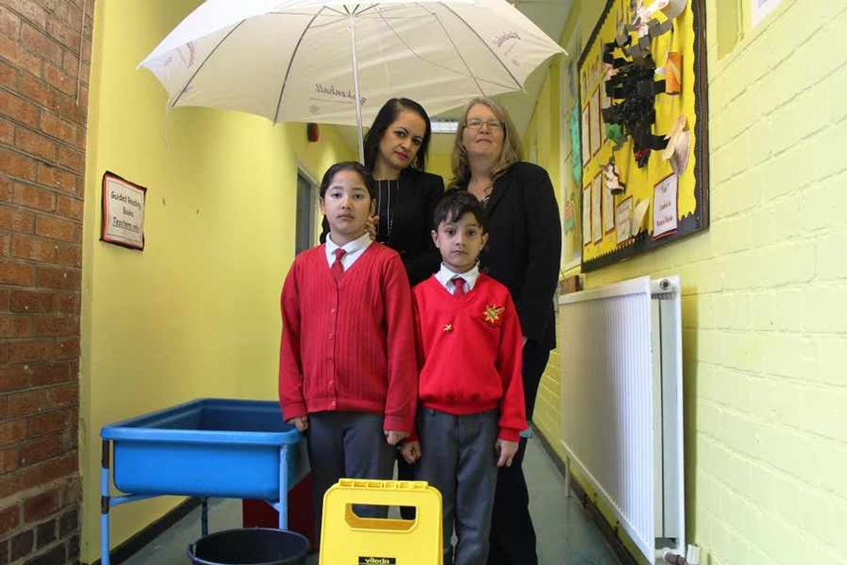 Graiseley Primary School floods after thieves steal part of the roof ...