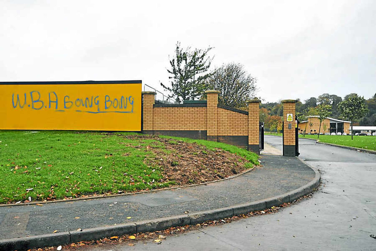 Wolves training ground daubed with Albion graffiti | Express & Star