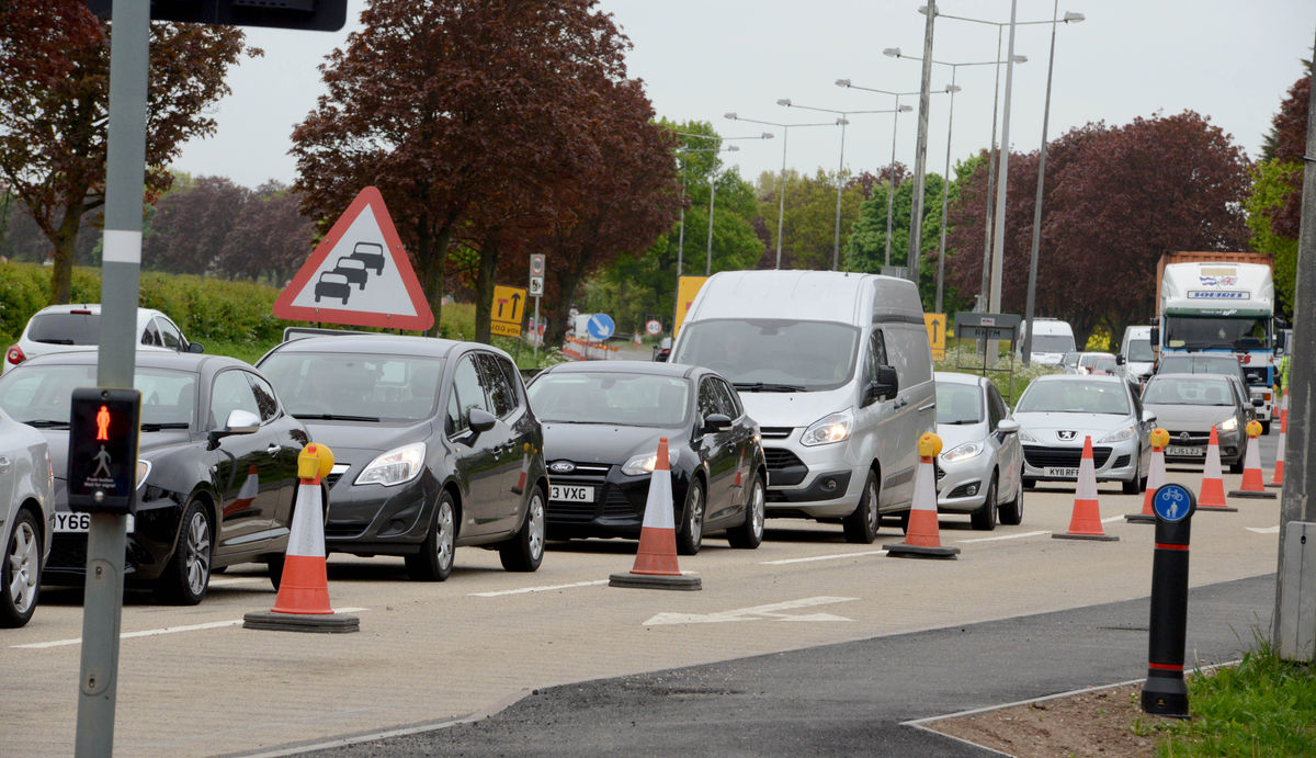 Long-running A449 roadworks scheme leaves motorists frustrated ...
