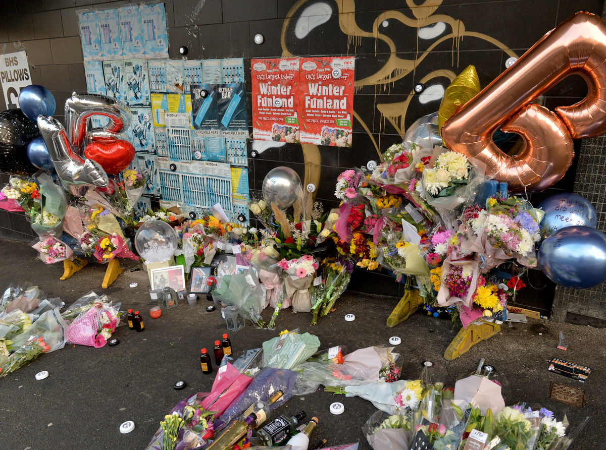 Heartfelt tributes left in Walsall town centre for 'much-loved' Bailey ...