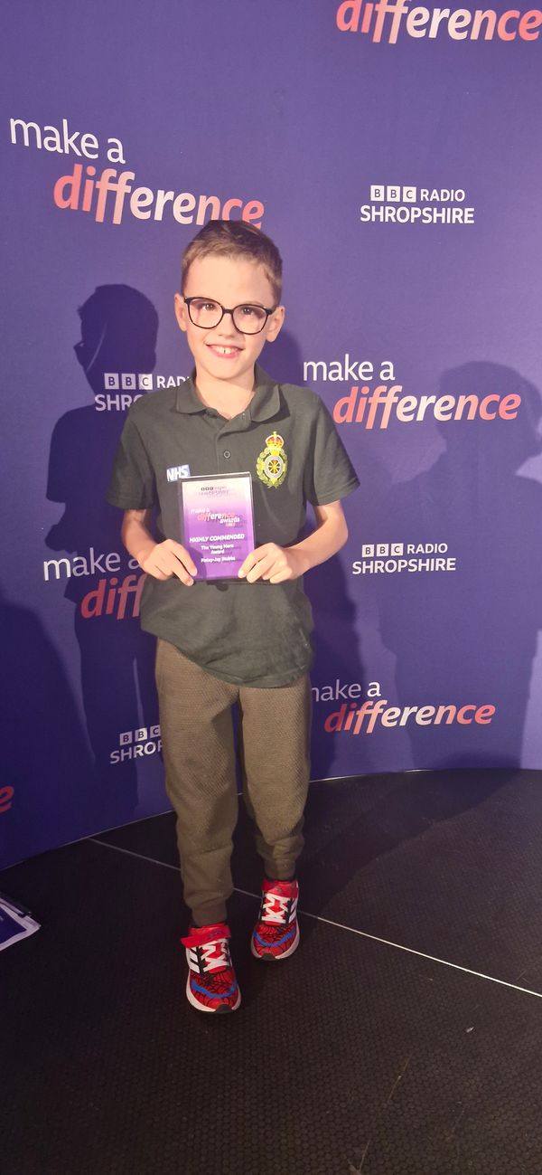 Kind-hearted Shrewsbury schoolboy bags two awards for viral acts of ...