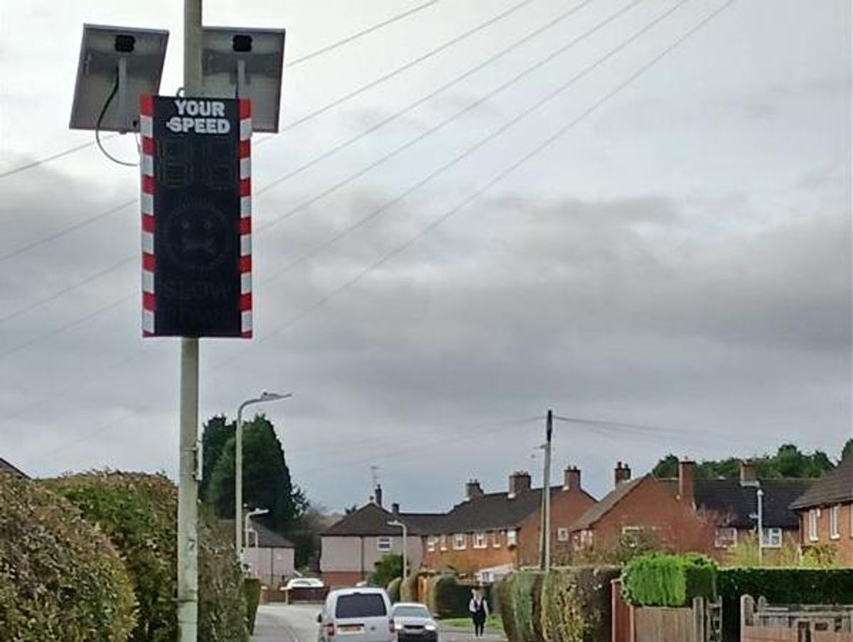 Speed indicator device installed in Telford to help keep drivers under ...