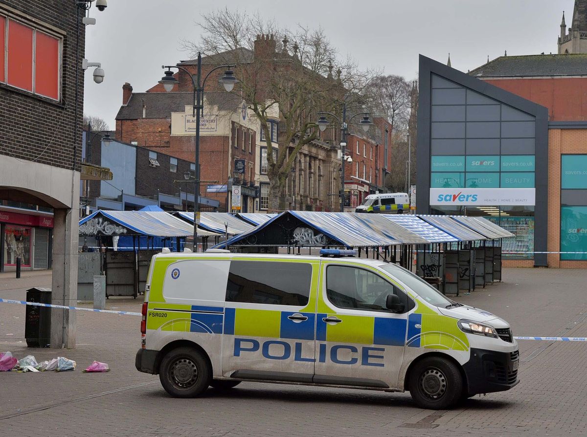 Walsall shoppers and business owners speak of shock after man dies in ...