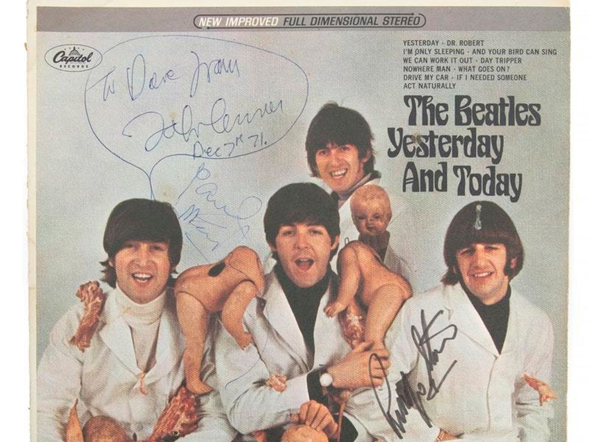 Rare Beatles record owned by John Lennon sells at auction for £180,000 ...